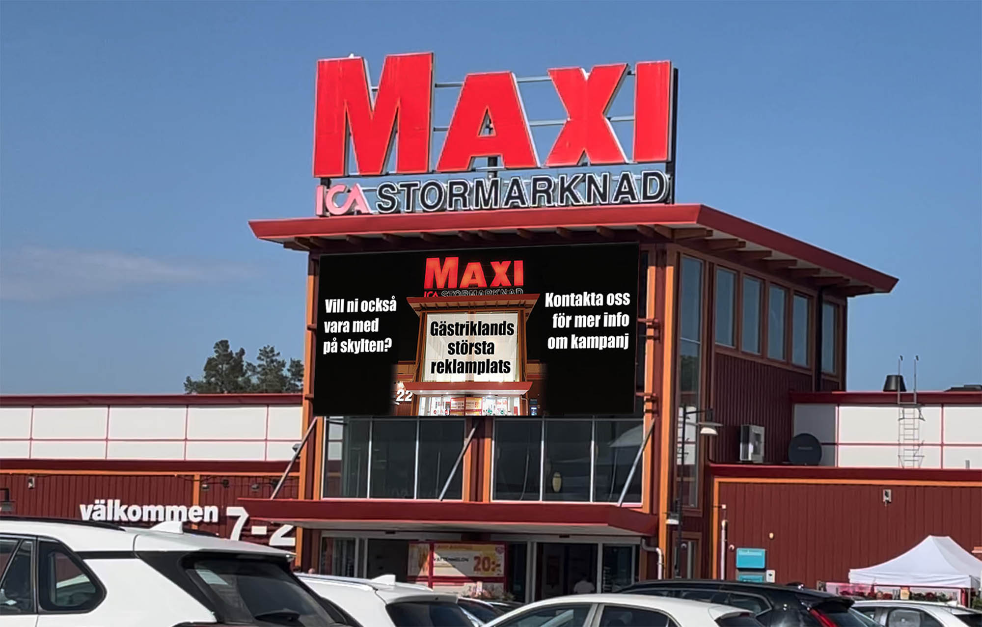 Boka plats på Gästriklands största reklamplats - Joe Formgren - Reklam ...